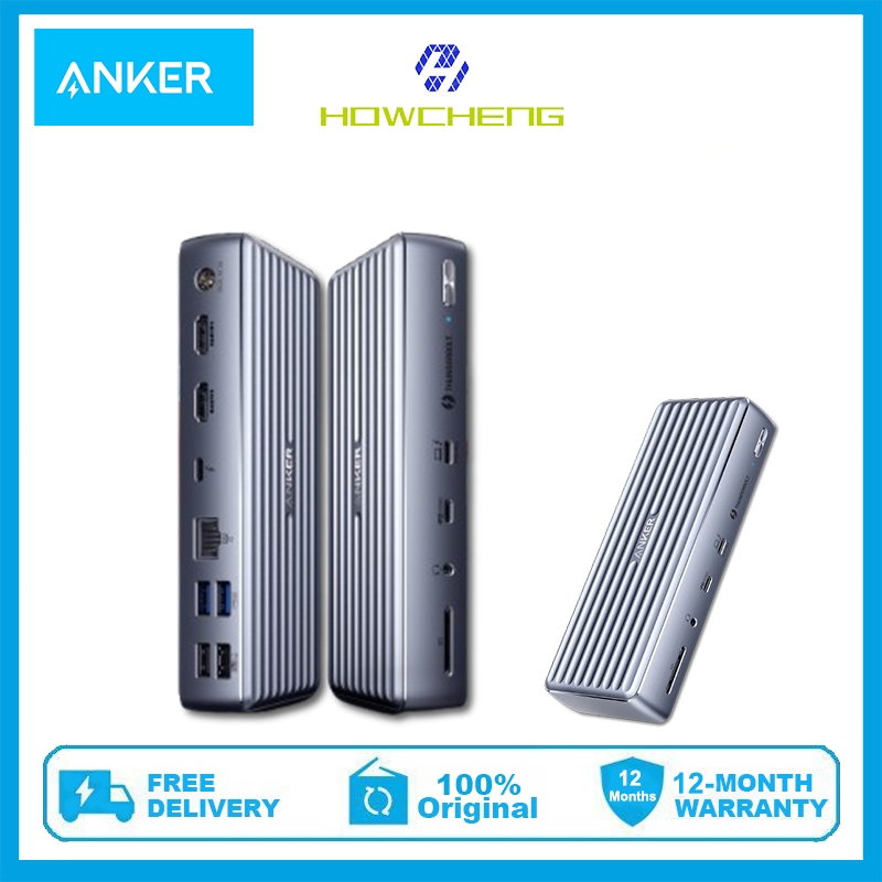 Anker 777 Thunderbolt Docking Station (Apex, 12-in-1, Thunderbolt 4 ...