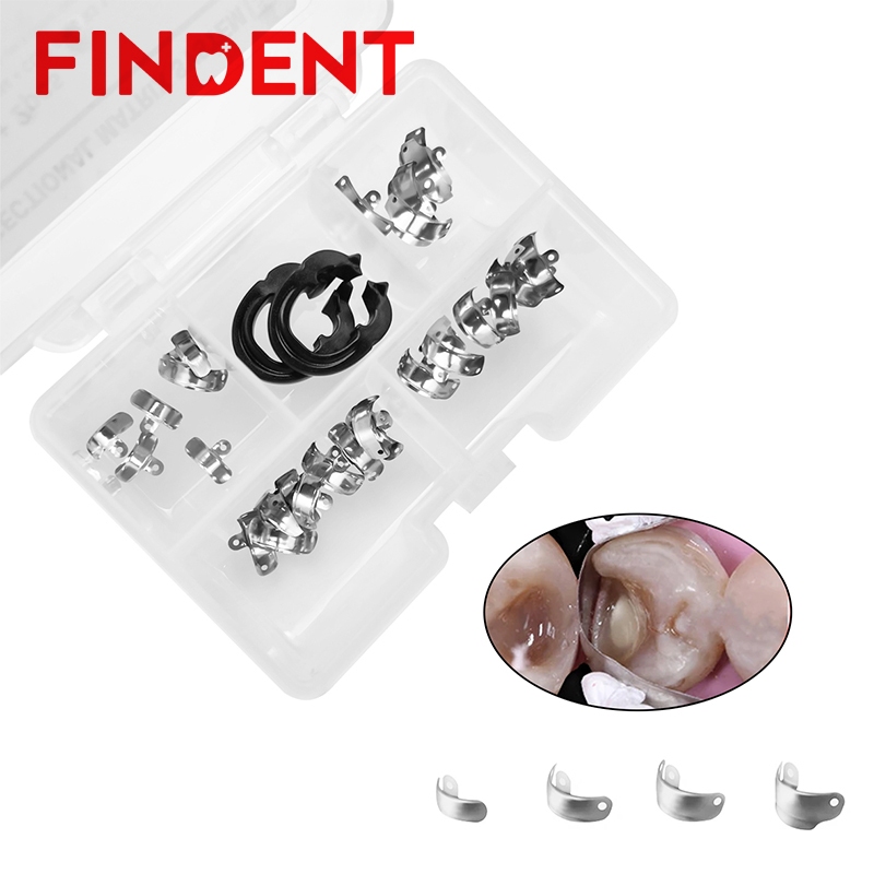 1Box Dental Sectional Matrix System Sectional Contoured Metal Matrices ...