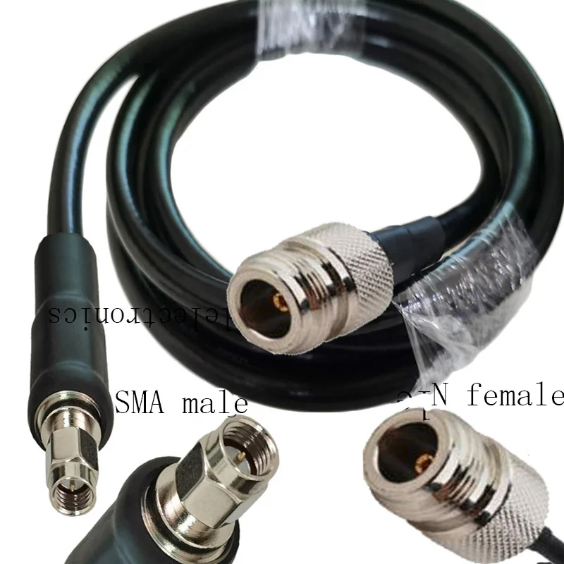 1pc N Female Jack to SMA Male Plug Connector RF Coax Pigtail Antenna ...