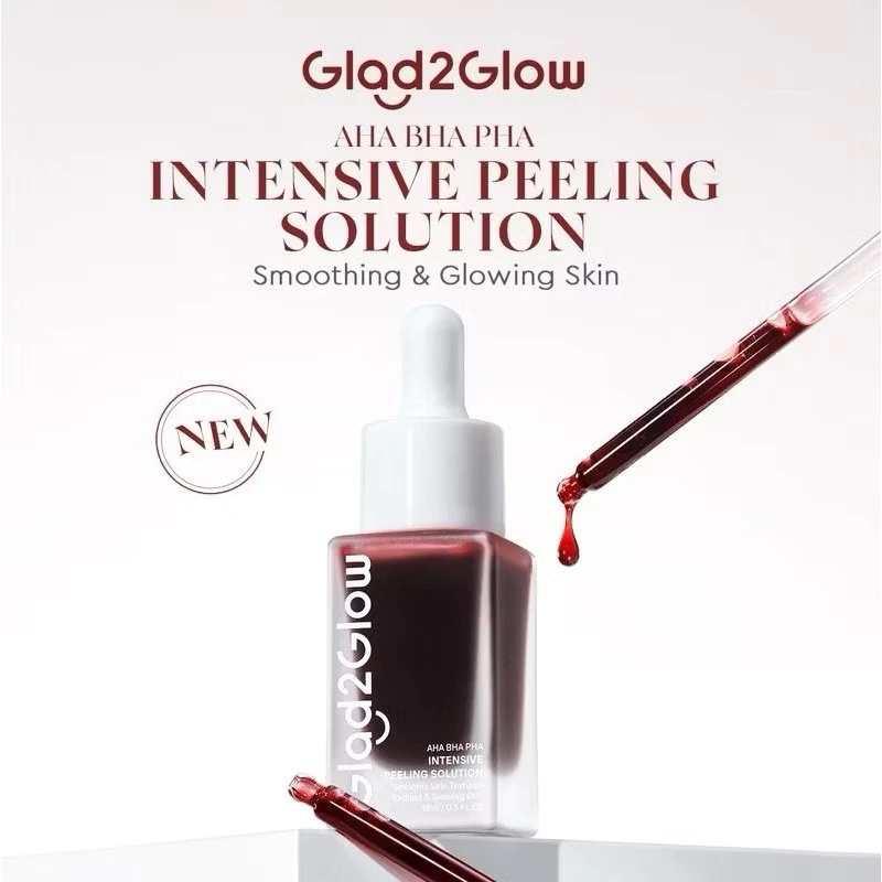 Glad2glow AHA BHA PHA Intensive Peeling Solution Serum 15ml | Shopee Malaysia