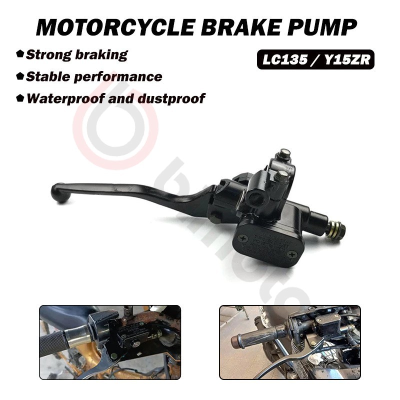 Front Master Brake Pump Set LC135 Y15ZR Master Lever Pam Brek Cakera ...