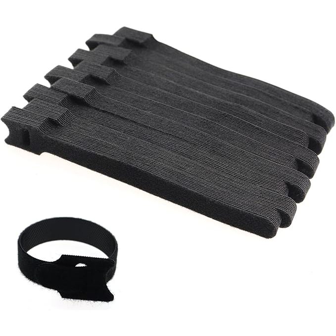 120PCS Reusable Cable Ties 6 inches Adjustable Wire Organizer Ties for ...