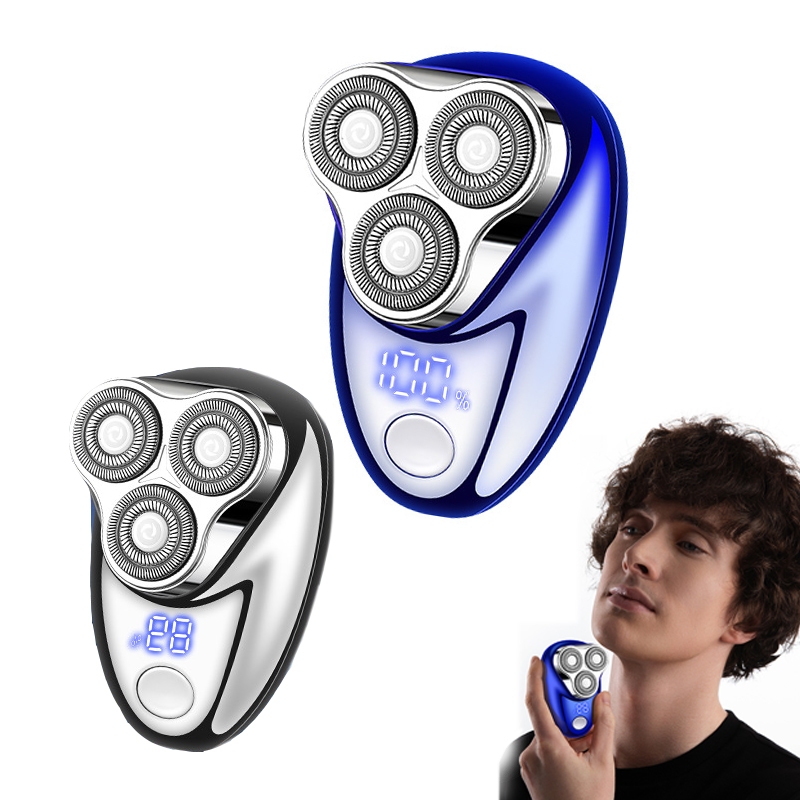 Portable Three-Head Shaver Electric Men's Shaver Rechargeable Shaver ...