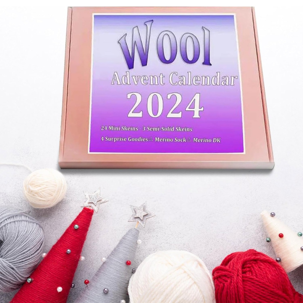 Wool Yarn Advent Calendar 2024 Yule & Yarn Advent Calendar Suitable for ...