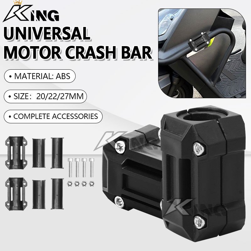 MOTORCYCLE CRASH BAR PROTECTOR MODIFIED BLOCK CRASH BAR ENGINE GUARD ...