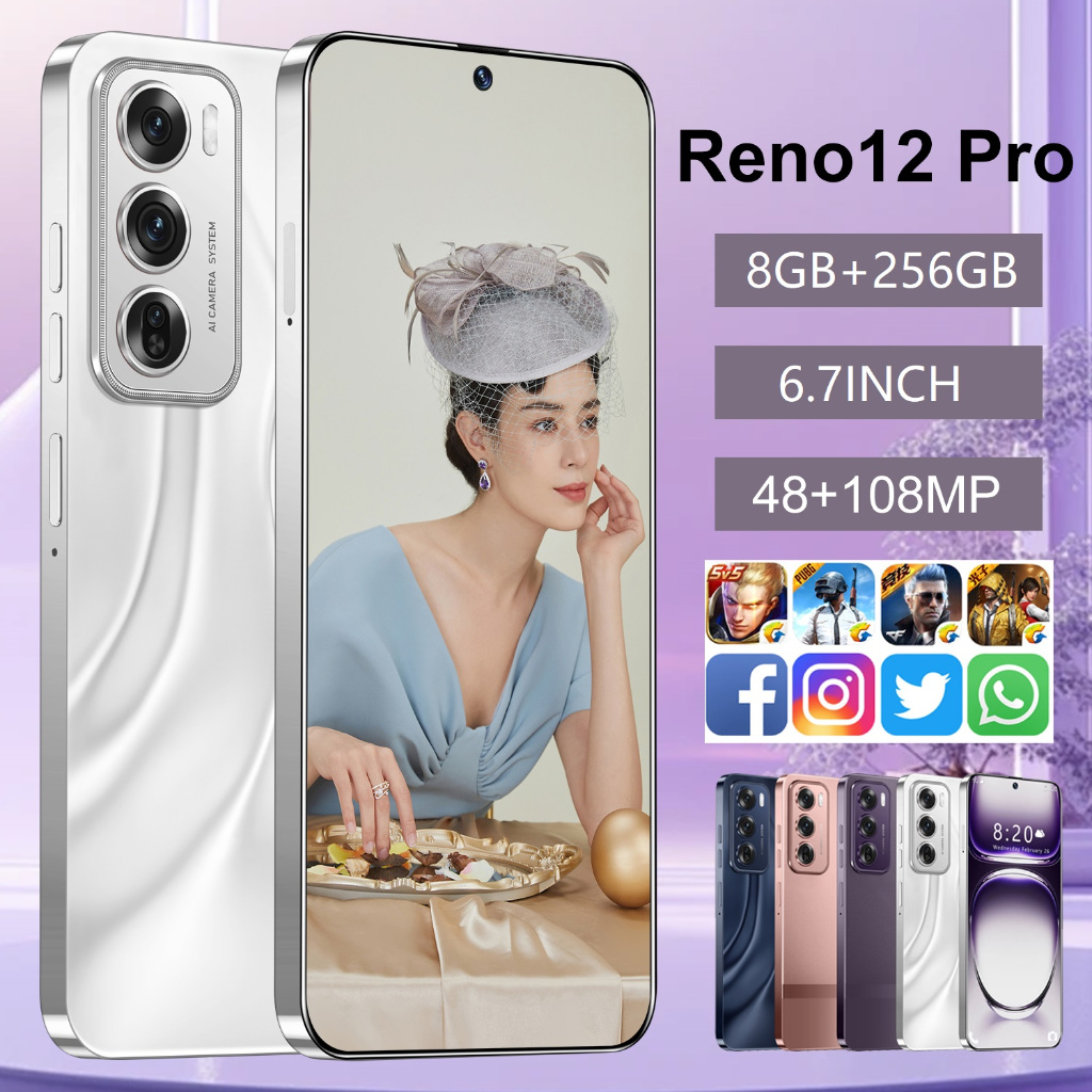 Reno12 Pro 4G/5G Smartphone 6.7inch Full-Screen Mobile Phone Memory 8GB ...