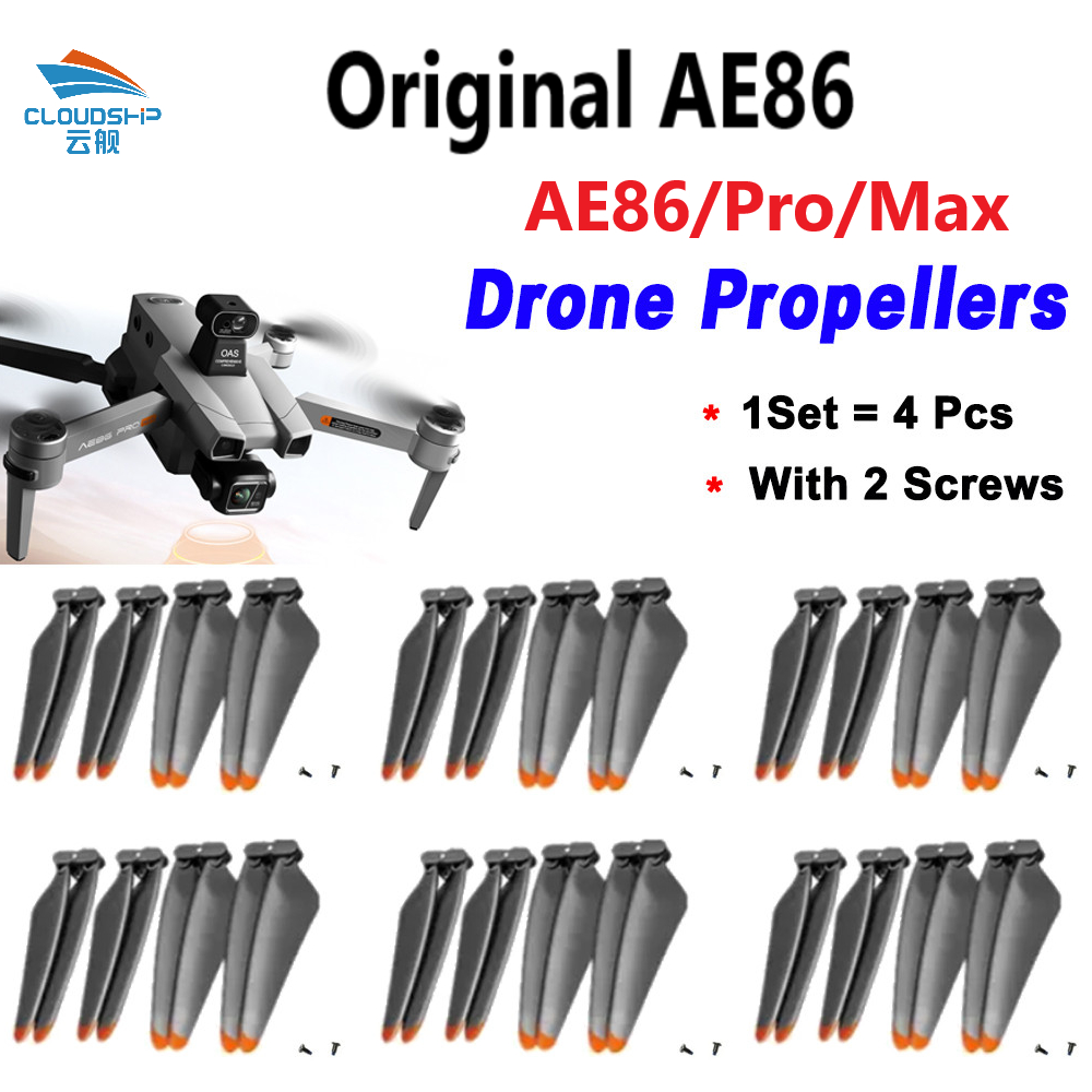 4PCS AE86 ProMax+ Drone Propellers AE86 Spare Paddles For AE86 ProMax ...