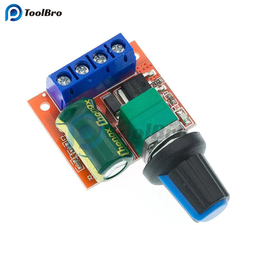 5A 90W PWM 12V DC Motor Speed Controller Module DC-DC 4.5V-35V ...