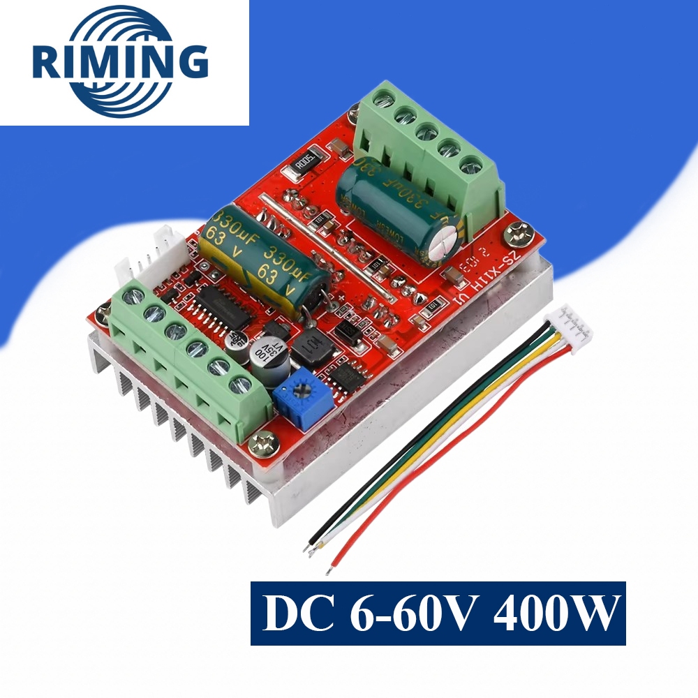 DC 6-60V 400W Speed Controls BLDC Three Phase DC Brushless Motor ...