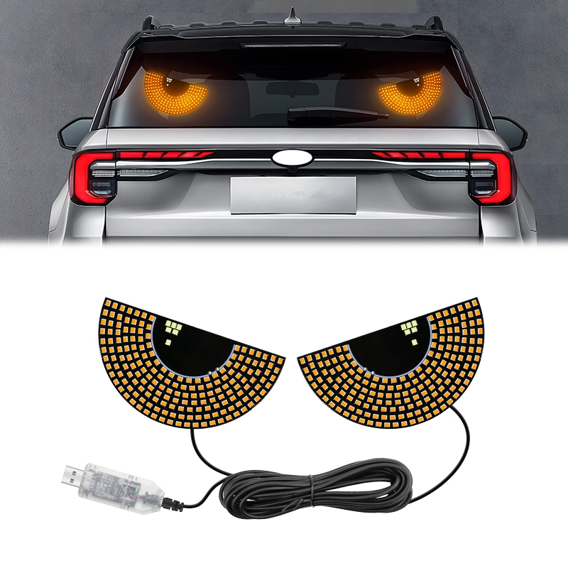 Car Windows Multi mode Decorative Lights Car LED Devil's Eye USB ...