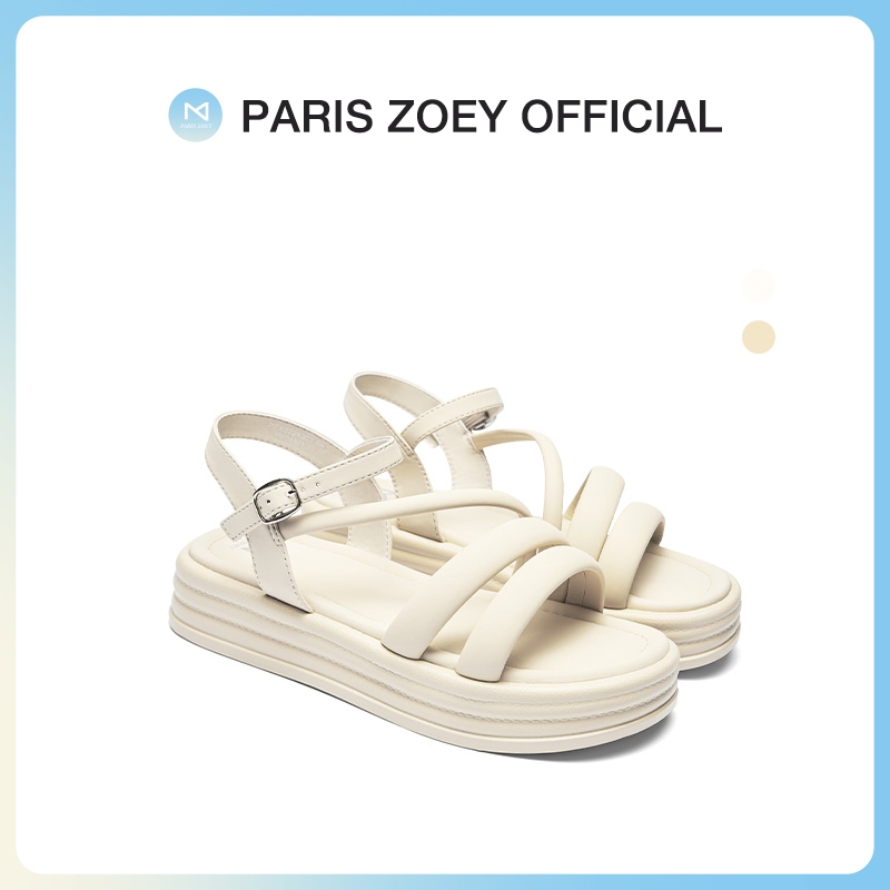 Paris Zoey Women's sandals Casual sandals with thick soles Adjustable ...