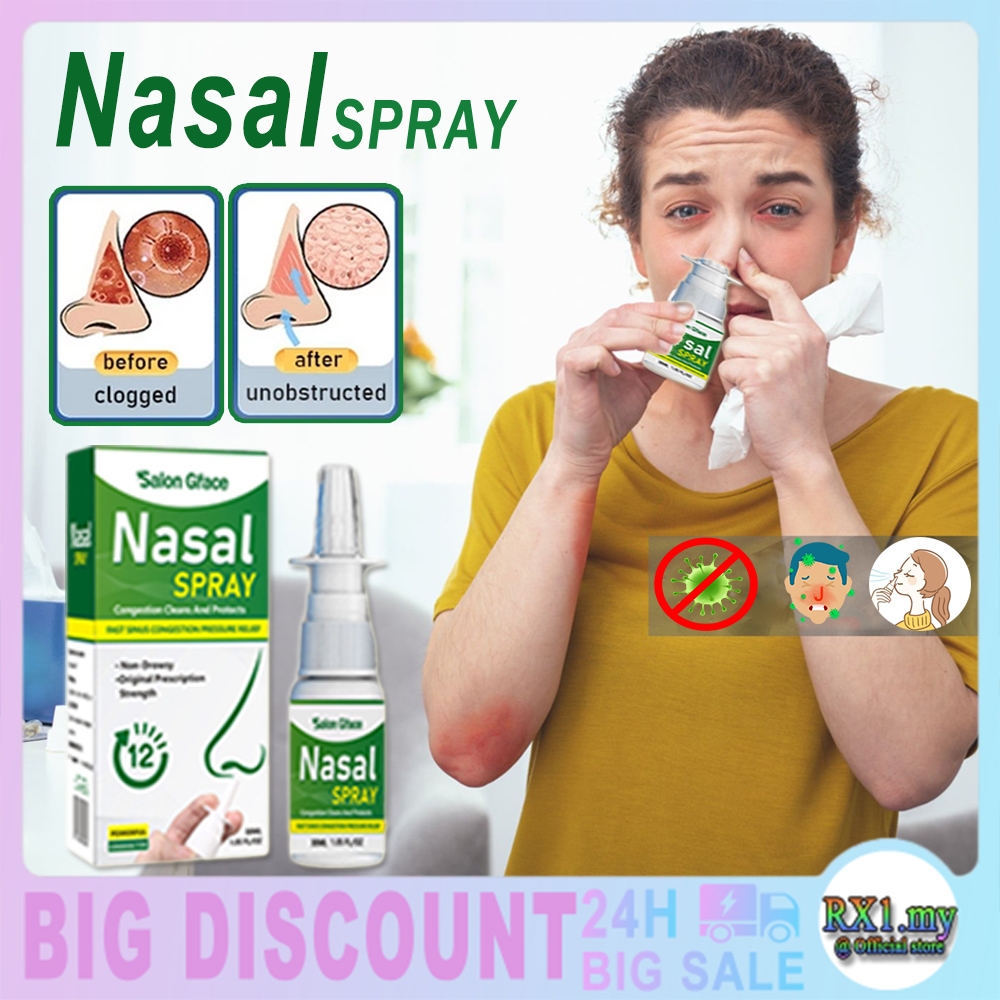 Nasal Spray Semburan Hidung Antifungal Stop sneezing safe and effective ...