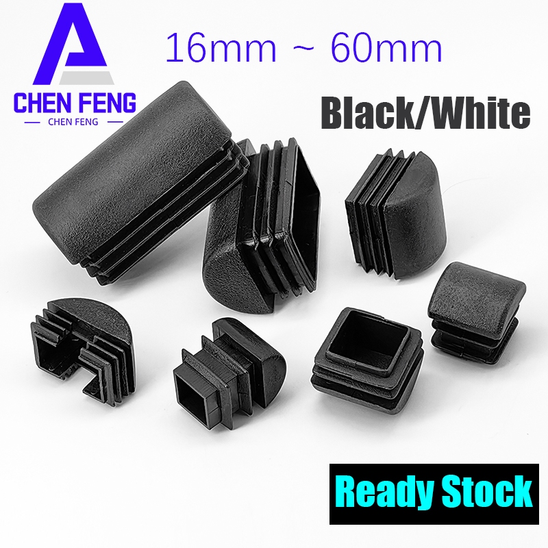 Ready Stock) Half Round head Black White Plastic Hollow cover Blanking ...