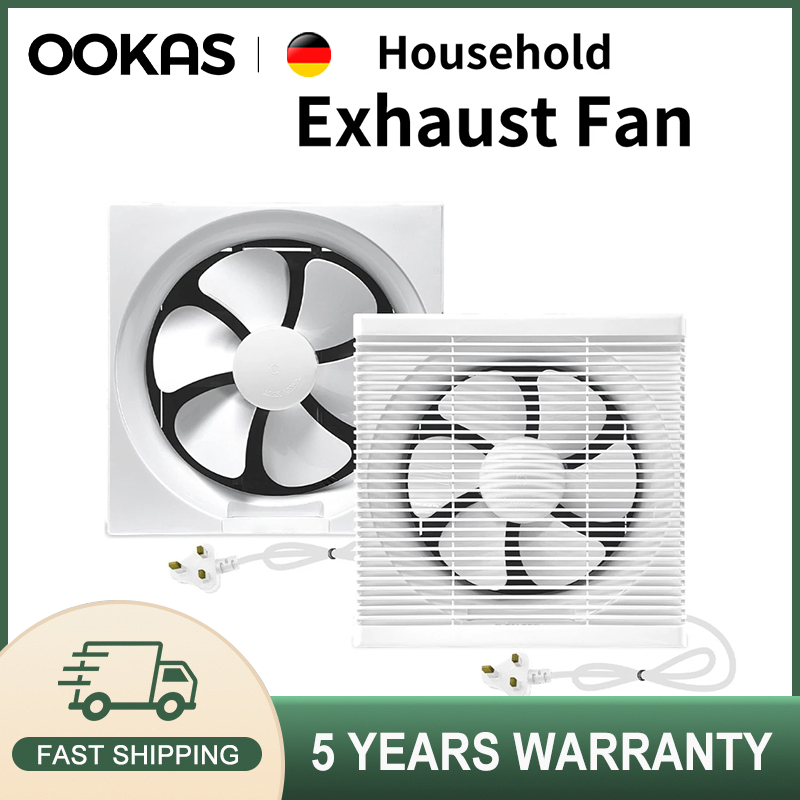 OOKAS Exhaust Fan Kitchen Ekzos Fan Bilik Kipas Dapur Asap Household ...