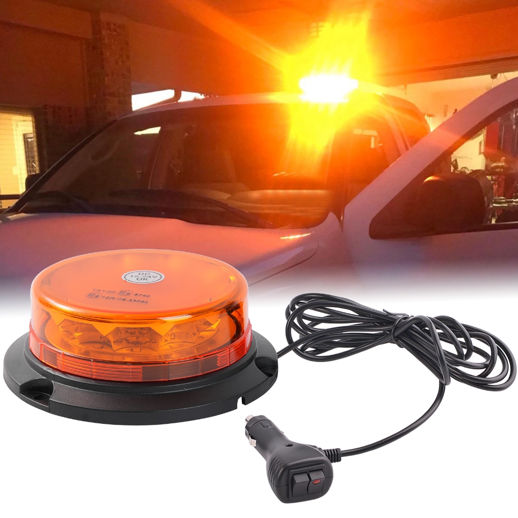 Magnetic Base LED Waterproof Emergency Strobe Light Car Roof Upper ...