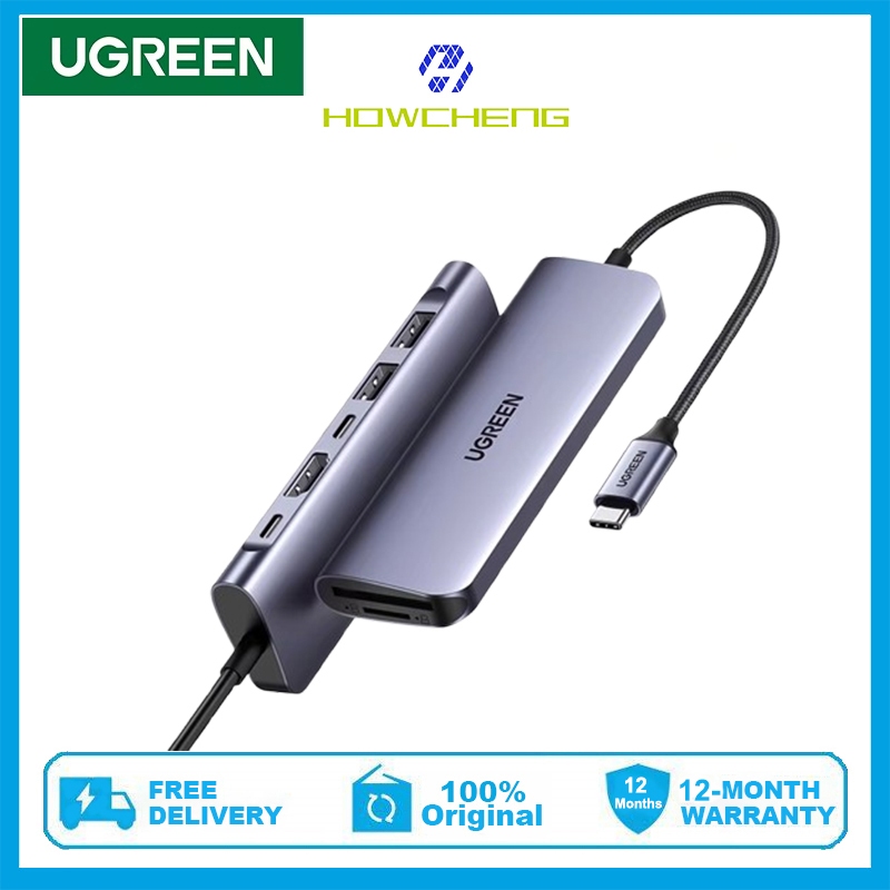 UGREEN USB C HUB Type C 3.1 to HDMI 4K SD TF PD 100W Adapter(CM195-15214) | Shopee Malaysia