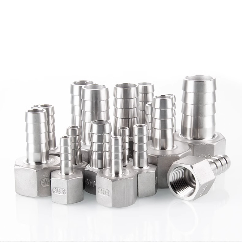 【XL3】Hose Barb Tail 6/8/10/12/14MM SS304 Stainless Steel Pipe Fitting 1 ...