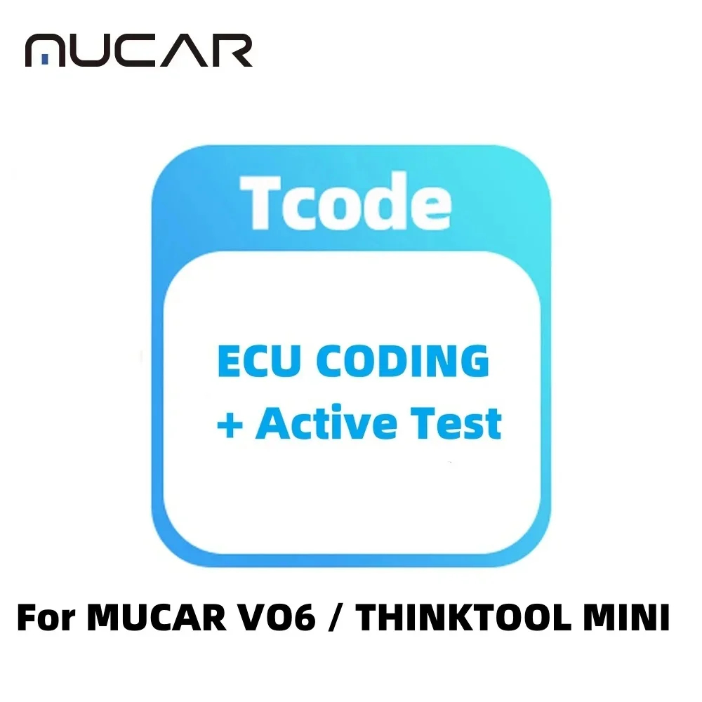 ECU Coding Active Test T code For MUCAR VO6 Thinktool Mini/2 Diagnostic ...