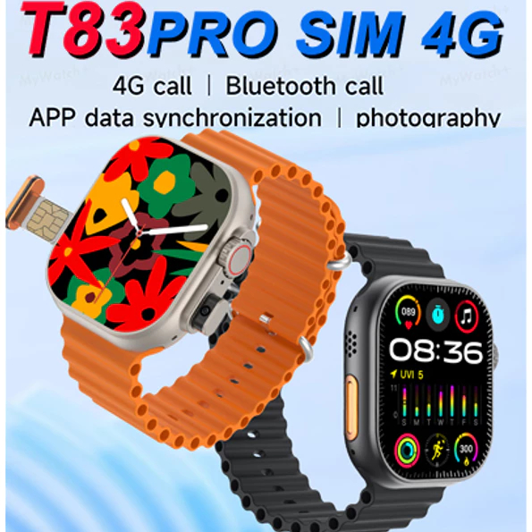T83 pro smart watch with SIM card and camera, 9ultra smart watch, video ...