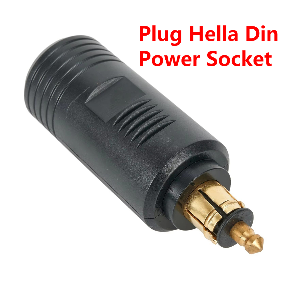 12V 24V European Plug Hella Din Power Socket Motorcycle Lighter Sockets ...