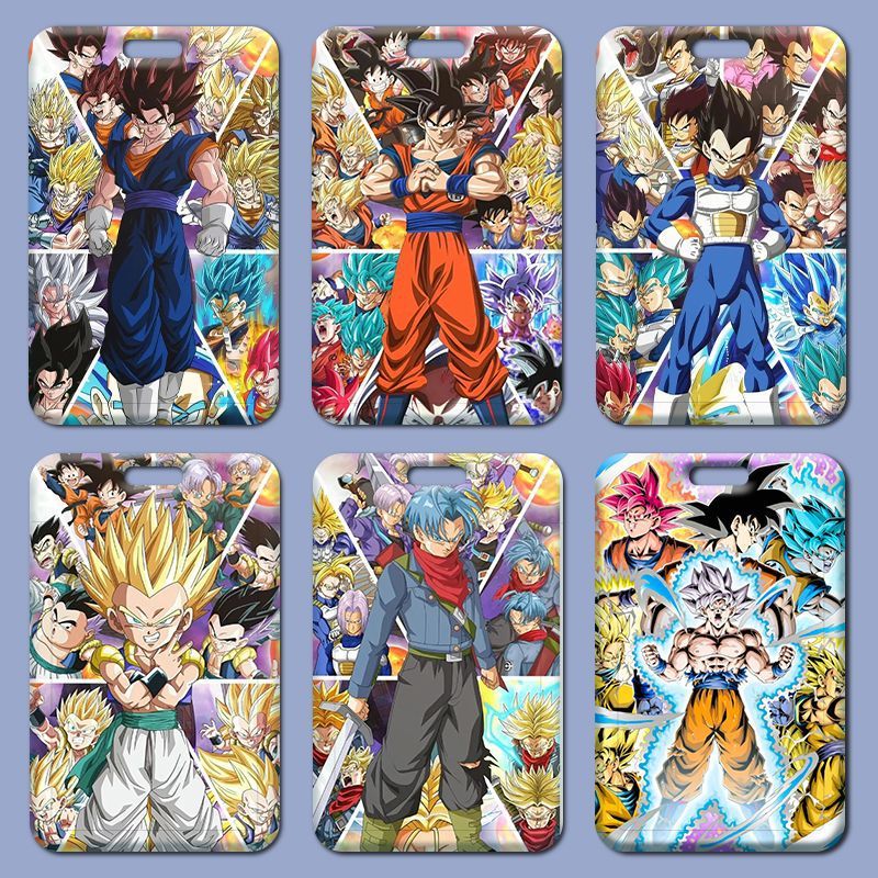 Anime Dragon Ball card holder Goku Vegeta design card protective cover ...