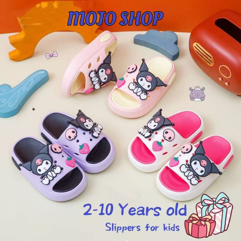 Sanrio Kuromi Slippers Melody Cute Cartoon Soft adults kids Indoors ...