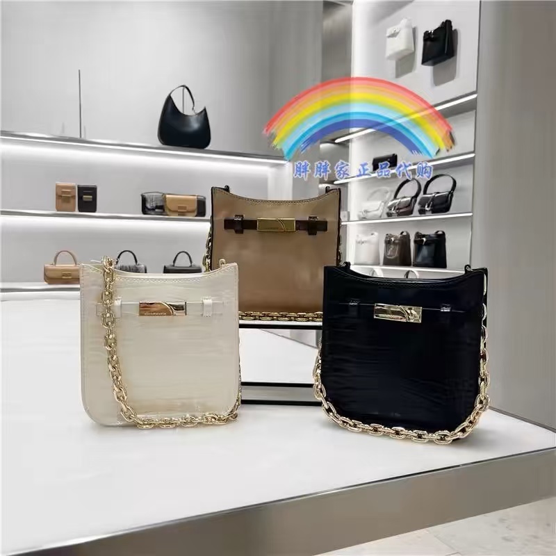 Cnk New Crocodile Pattern Chain Shoulder Bag Phone Bag Metal Buckle Pig ...