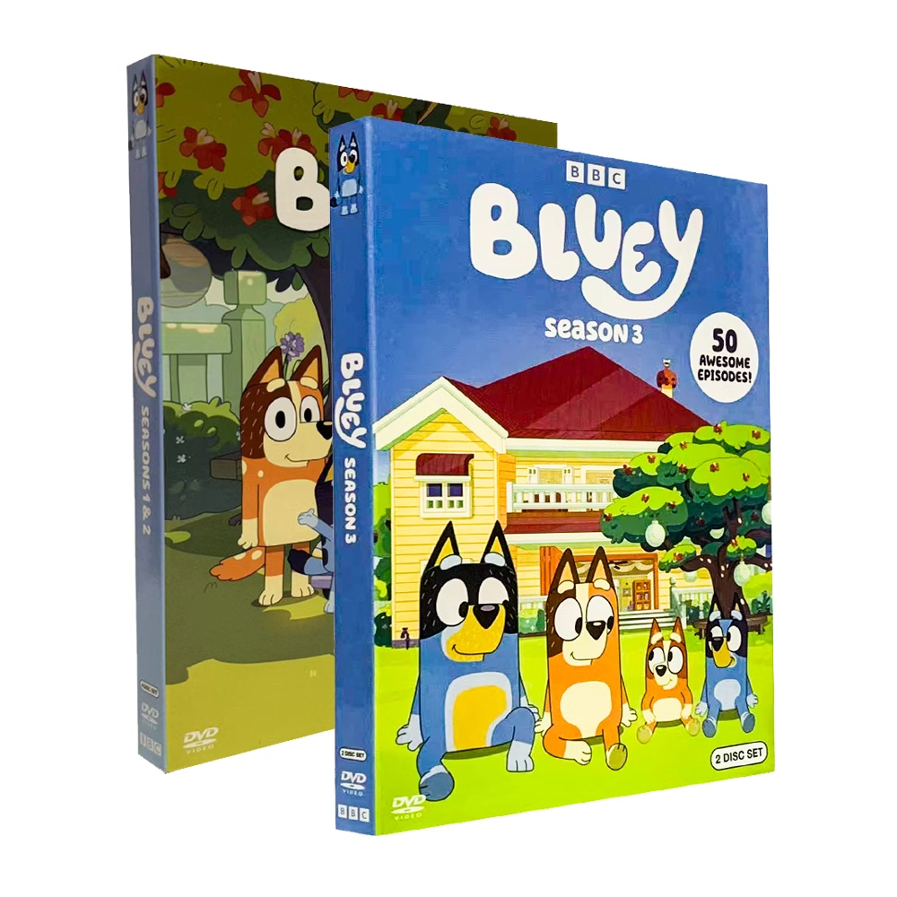 Brand New DVD Bluey Season 1-3 Collection Bluey 6DVD HD American Drama ...