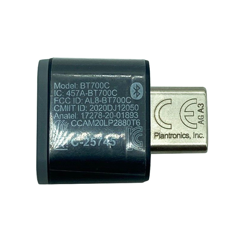Poly BT700 USB-C Bluetooth Adapter BT700C (New Removal, Bulk Packaging ...