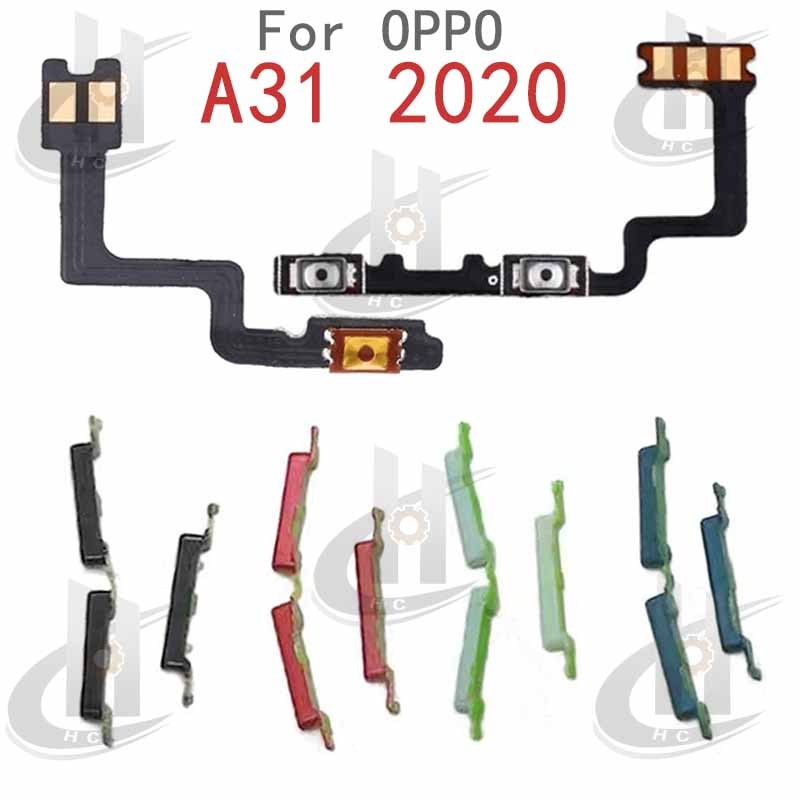 For OPPO A31 2020 Power Volume Side Button Flex Cable Keys button on ...