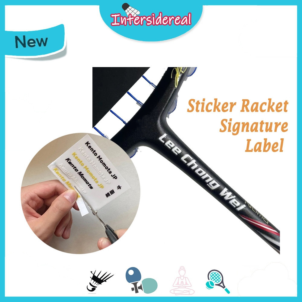 Badminton racket sticker transfer sticker racket signature Lee Chong ...