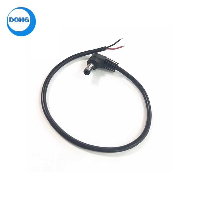 DC Jack 5.5*2.5 90 Degree Right Angle wire length 25cm Pigtail for ...