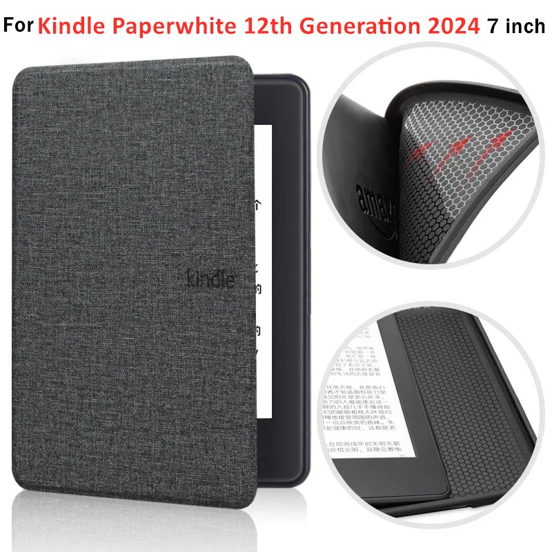 Smart Case For Kindle Paperwhite 12th Generation case 2024 Sleeve cover ...