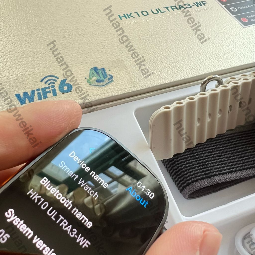 WIFI version 2025 TOP smartwatch HK10 ultra3 AMOLED screen Smart Watch for Men NFC Dynamic ...