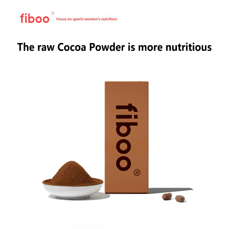 Fiboo Cocoa Powder Non-Alkaline Pure Cocoa Powder Chocolate Hot Drink ...