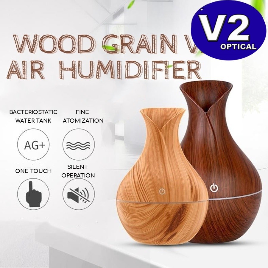 Wooden Air Humidifier With Essential Oil Diffuser Aroma Aromaterapi ...