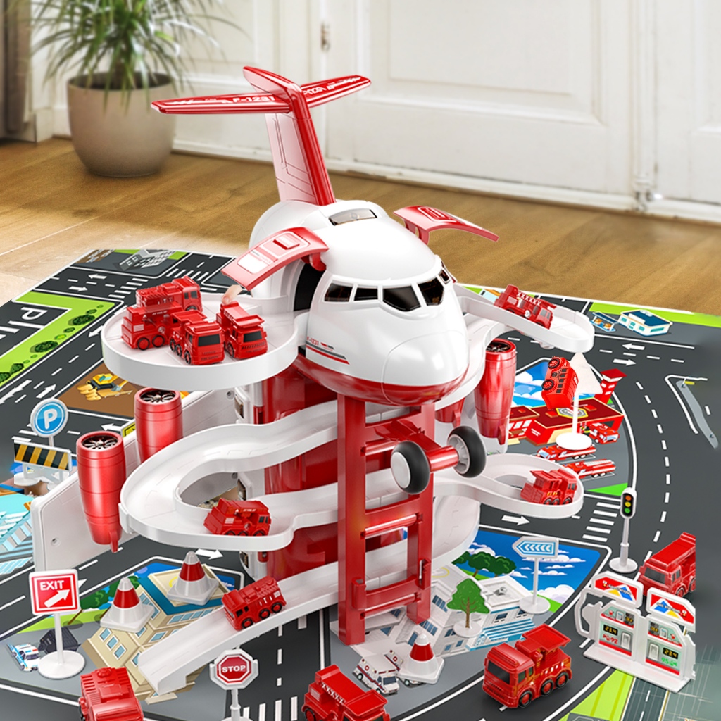 TEMI Red Yellow Aircraft Adventure Toy Car Adventure Toy Children's Toy ...