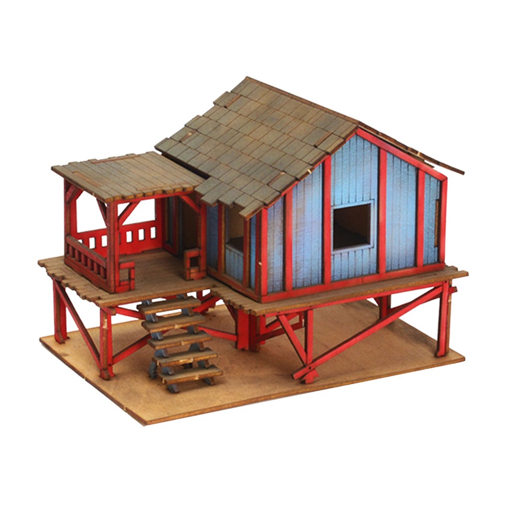 [MuyeadMY] DIY Wooden House, Assemble Wooden Model House, Educational ...