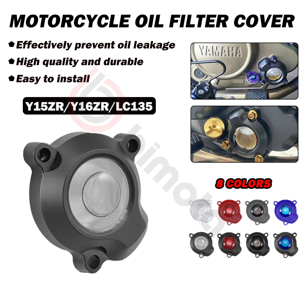 Yamaha Oil Filter Cover Cap Y15ZR V1 V2 LC135 5S MT15 Exciter R15 Y16ZR Y16 FZ150 Motorcycle ...