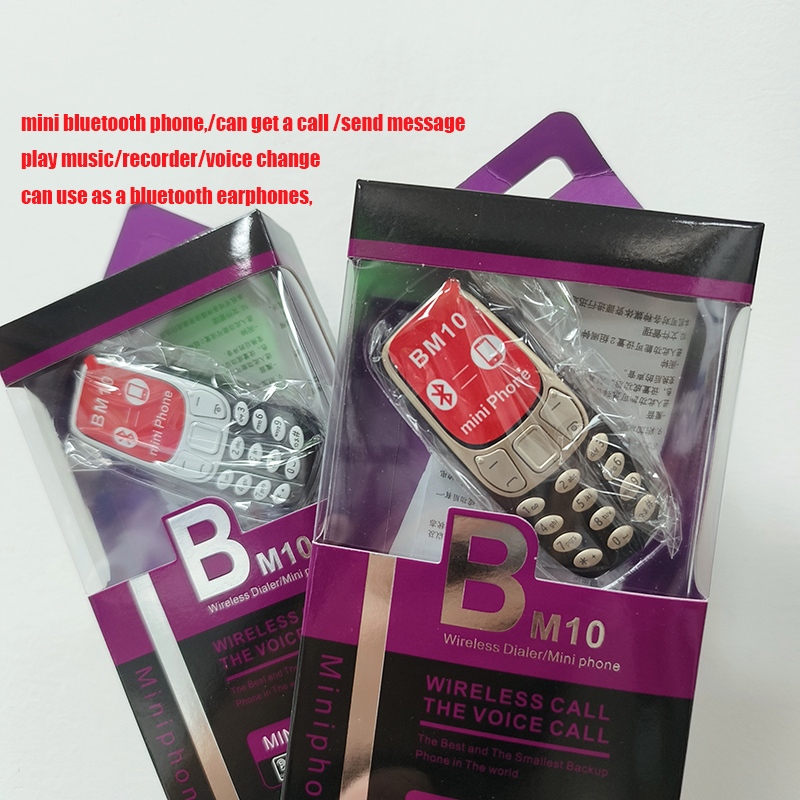 BM10 Mini Basic Cellphone with Bluetooth Dual Sim Card With Mp3 Player Fm Unlock Cellphone Voice ...