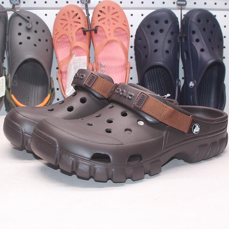 original 100% crocs men shoes plus size sandals 202651 | Shopee Malaysia