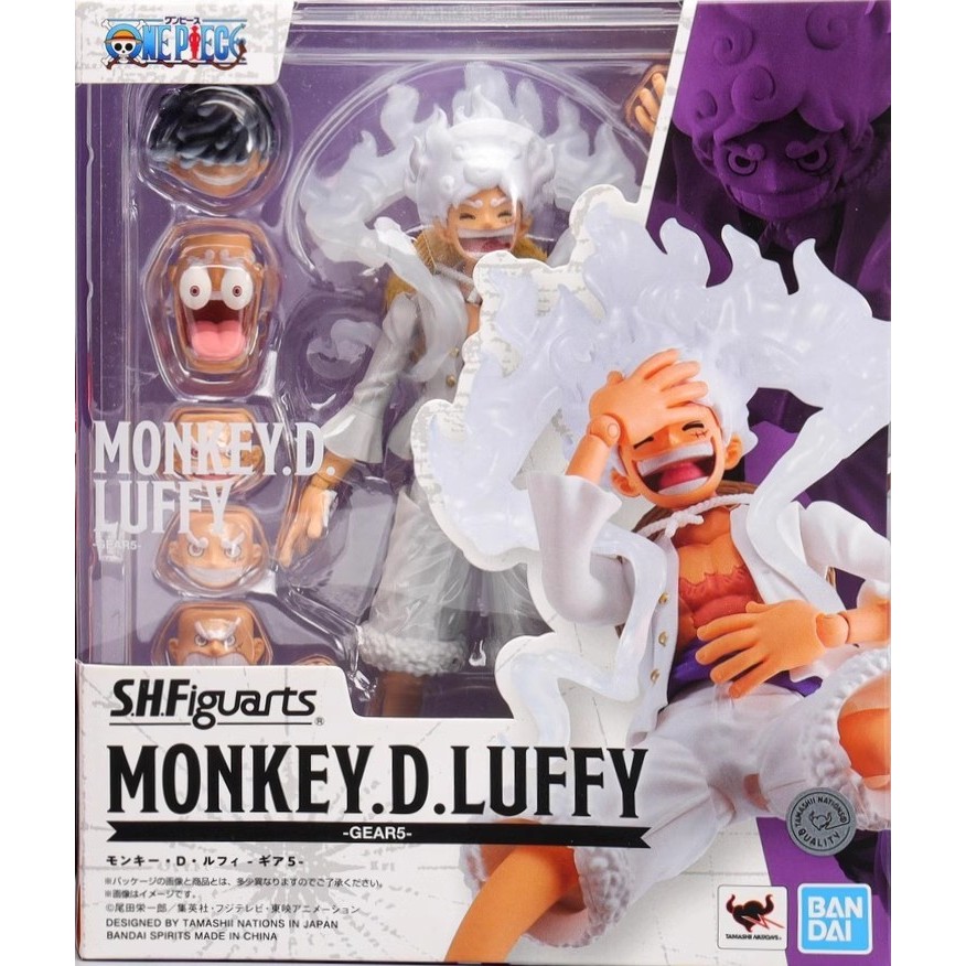 Bandai SHF One Piece Luffy 5th gear One Piece movable figure | Shopee ...