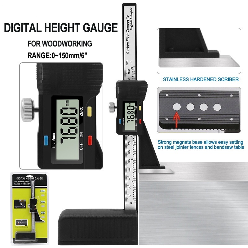 0-150mm Digital Height Gauge Electronic Digital Height Gauge Vernier ...