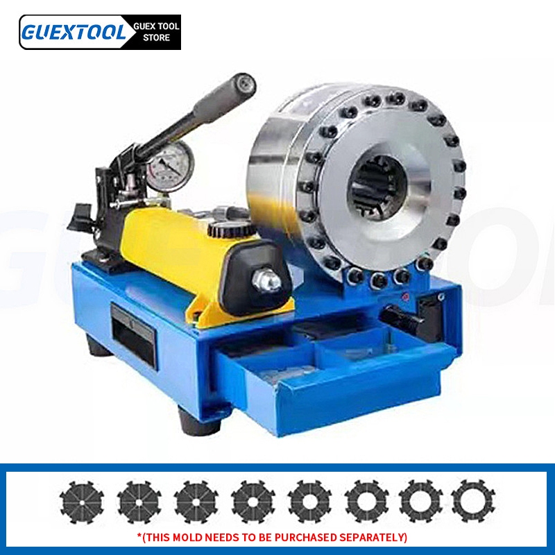 Portable Manual Liquid Compression Pipe Press Hydraulic Hose Crimper ...