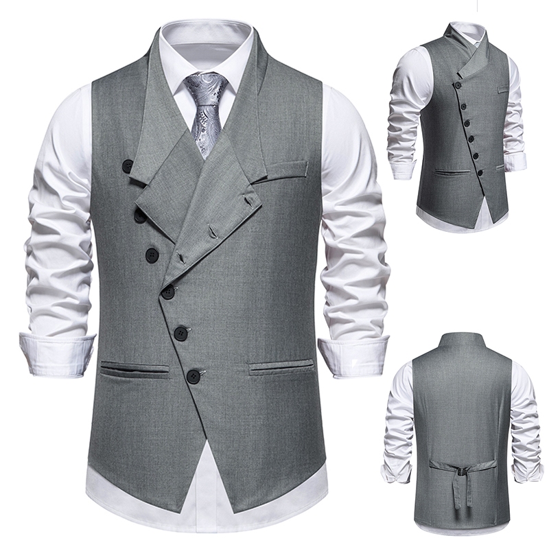 Men's Single-Breasted Suit Vest with Stylish Design, Perfect for Daily ...