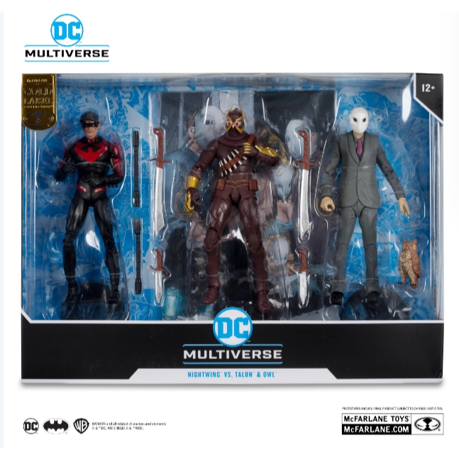McFarlane DC Talon Nightwing Court of Owls 3-Person Set 1/12 Action ...