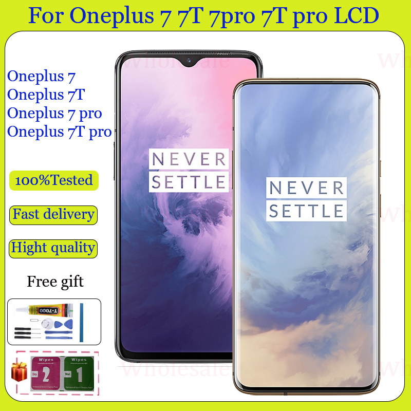 New AMOLED For Oneplus 7 7T 7 Pro 7T Pro LCD Display Touch Screen ...