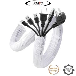 【Ready Stock】Strong Cable Management Sleeves Split Cord Protector Cable ...