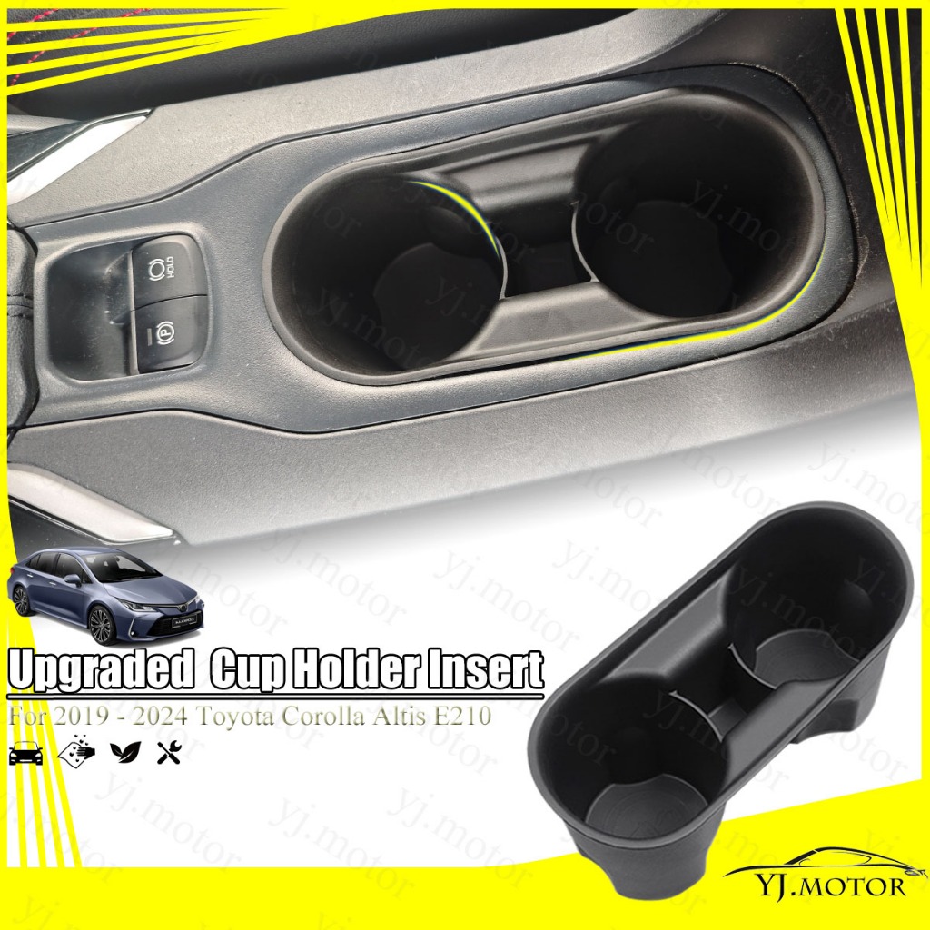 For 2019 - 2024 Toyota Corolla Altis E210 Cup Holder Insert TPE Center ...