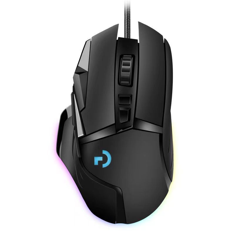 E-sports G502 wired gaming mechanical mouse RGB e-sports macro lol ...